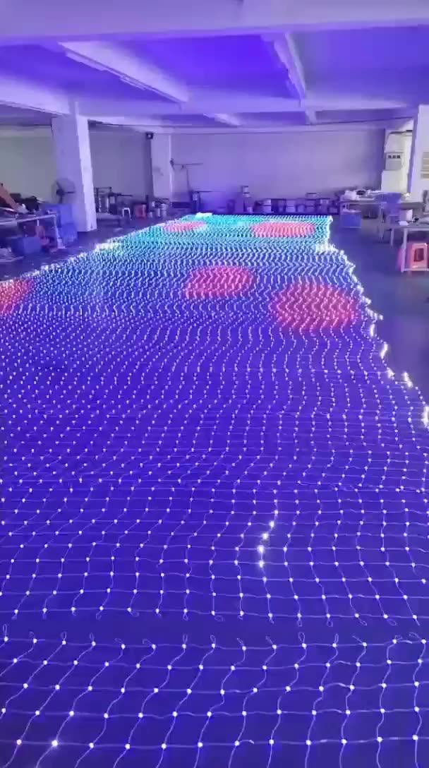 Dc12v 50mm Pitch Addressable Rgb Smart Led Pebble/seed Flexible Matrix ...