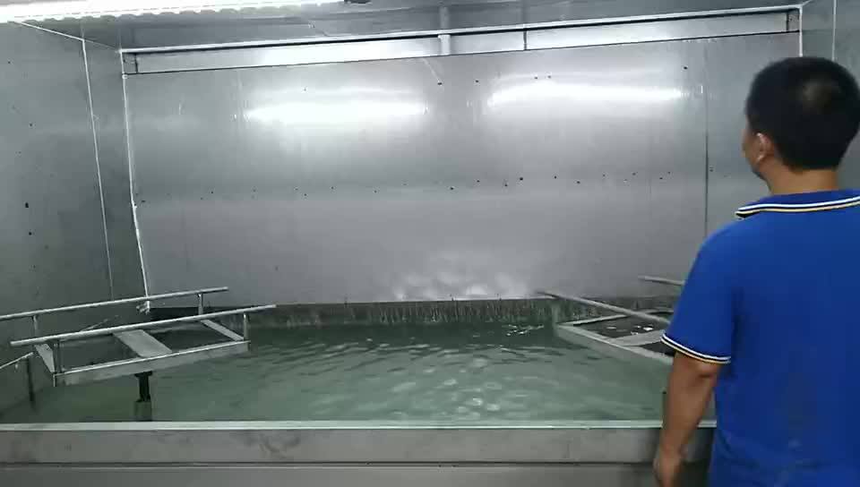 Industrial Portable Water Wash Paint Spray Booth With Stainless Steel ...