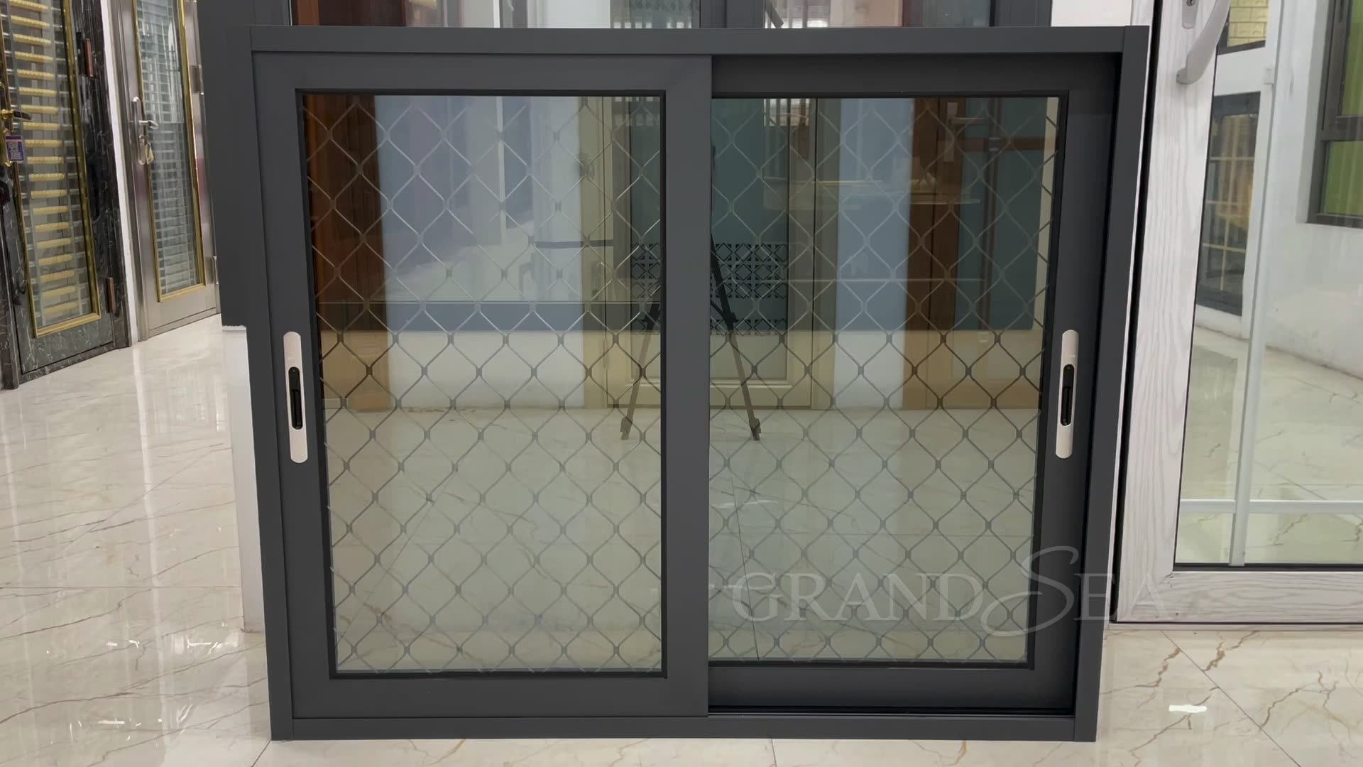 Modern House Aluminium Sliding Window Grill Design - Buy Sliding Window ...