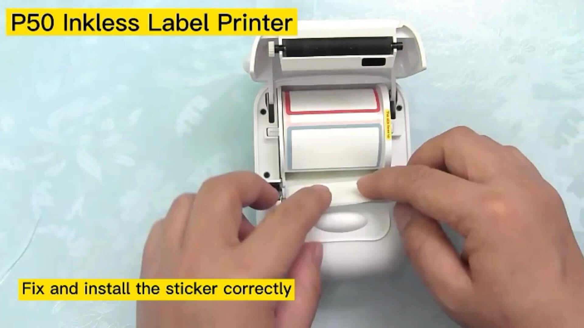 Marklife P50 White Home Logo Machine Using Mini Jewelry Direct Receipt ...