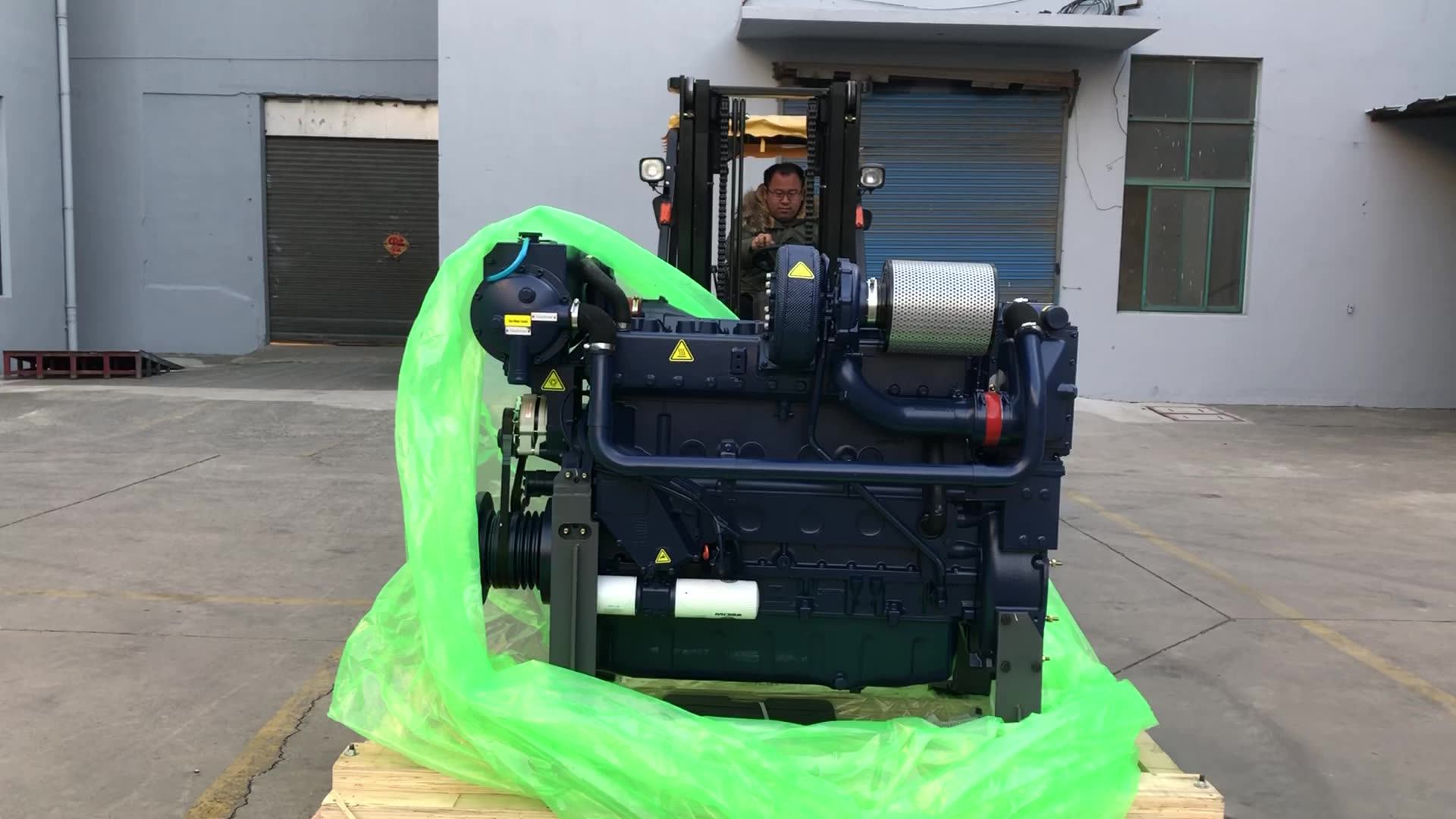 Weichai Wd12c Series 4 Stroke 6 Cylinder Marine Diesel Engine Wd12c400 ...