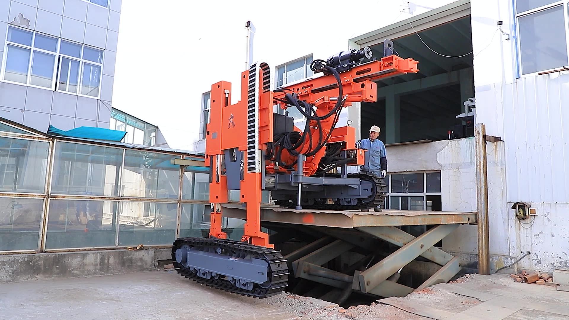 Pile Driving Machine Solar Plant Pile Driver Photovoltaic Piling ...