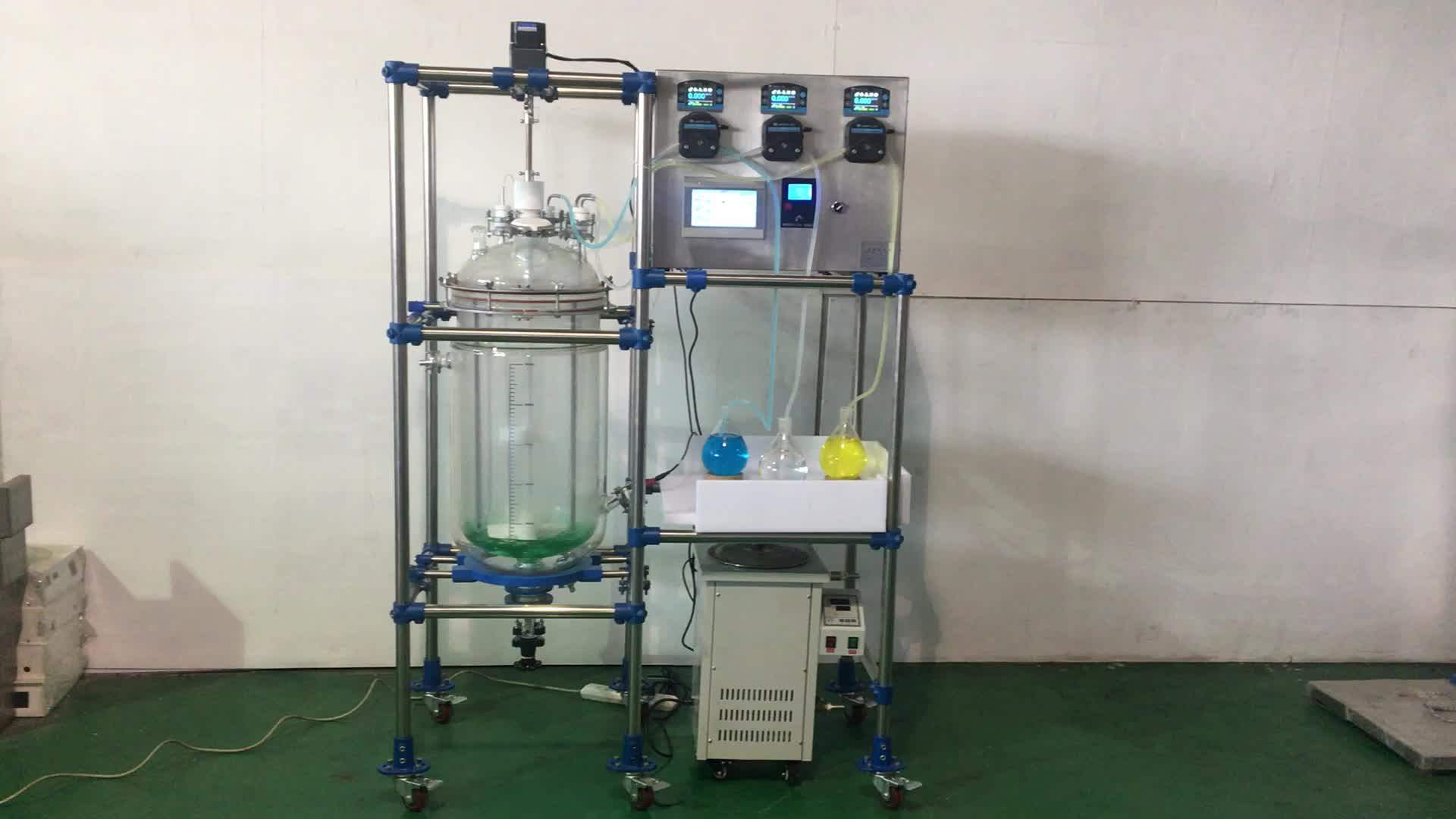 Disesuaikan 50l Bahan Baterai Lithium Presursor Otomatis Reaktor ...