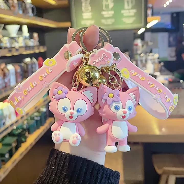 Dihao Hot 3d Pvc Kawaii Cute Cartoon Character Keyring Key Chains Ring ...