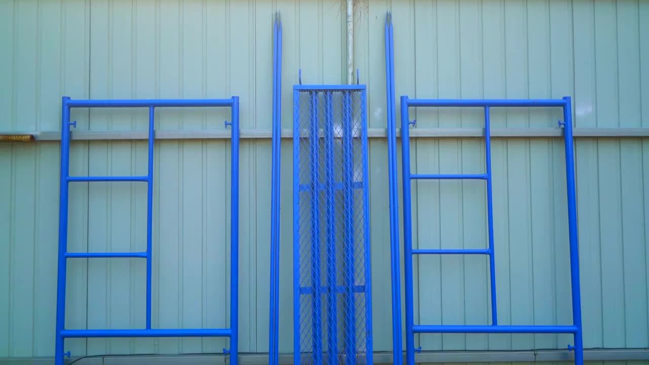 Galvanized Ladder Frame Scaffolding X Tubular A Frame Scaffold Tower ...