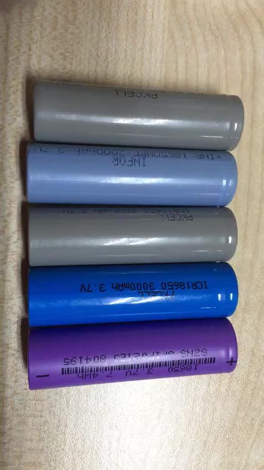 Great Power Icr18650 Battery 2000mah 2600 Mah 3.7v Rechargeable Lithium ...