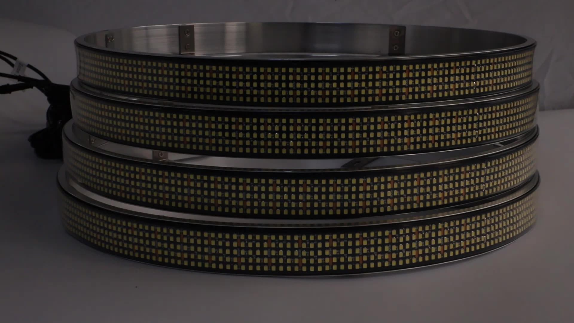 Kingshowstar 17in 10row Pure White Led Wheel Ring Light Kit Car Wheel ...