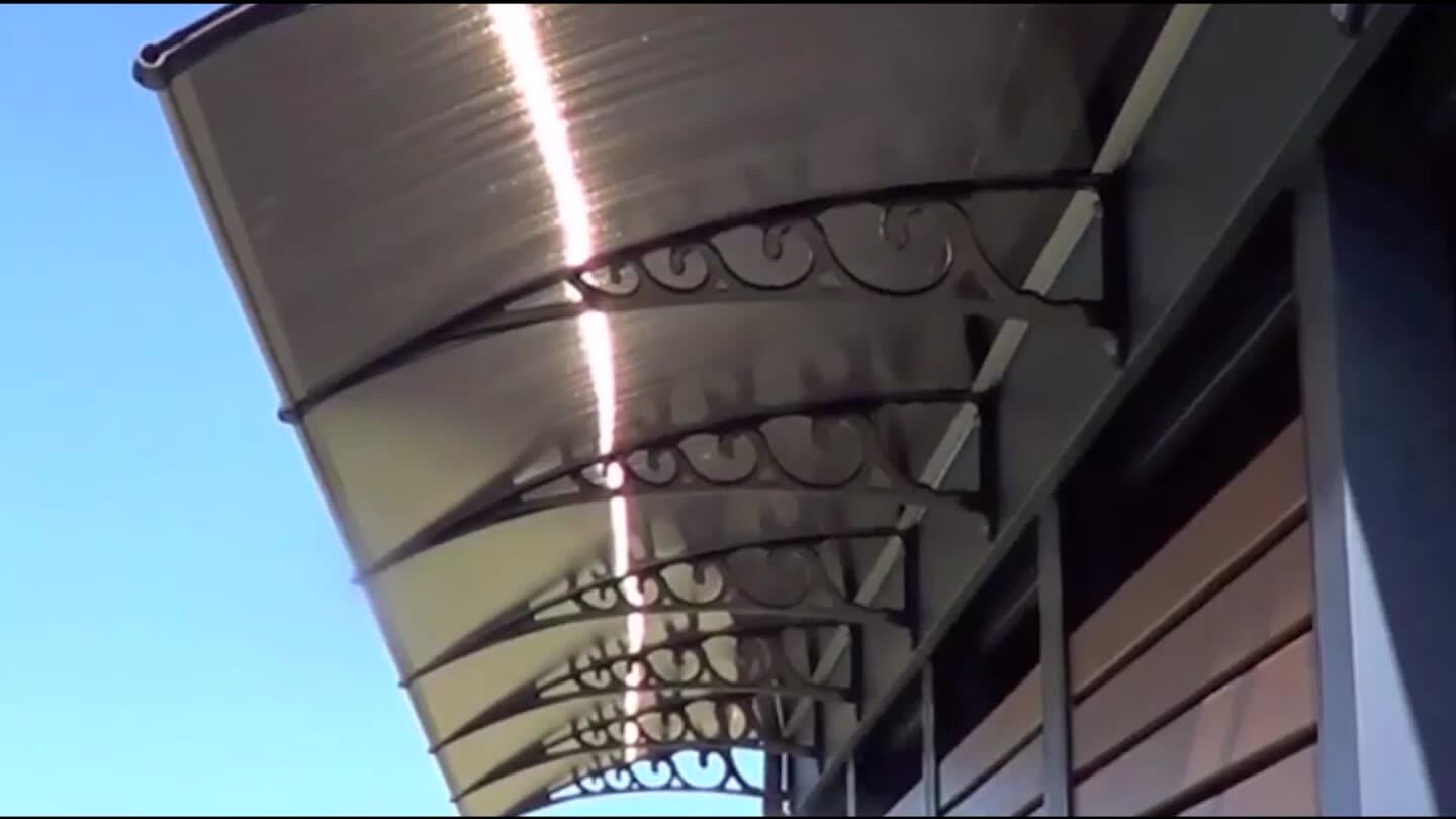 Amas Frame Outdoor Aluminum Pergola Canopy Extruded Polycarbonate ...