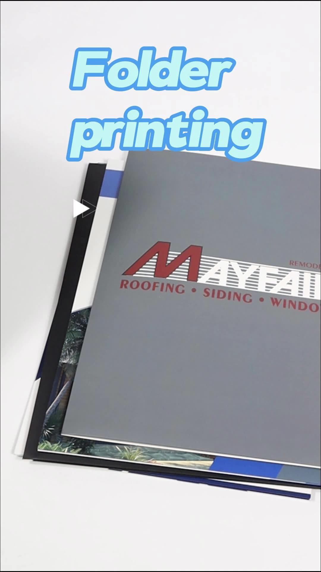 Folders Custom Logo Enterprise/product Introduction File Folder ...