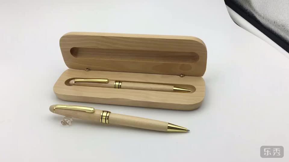 High Quality Luxury Gift Pen Set Customize Engraved Logo Wooden Pen ...