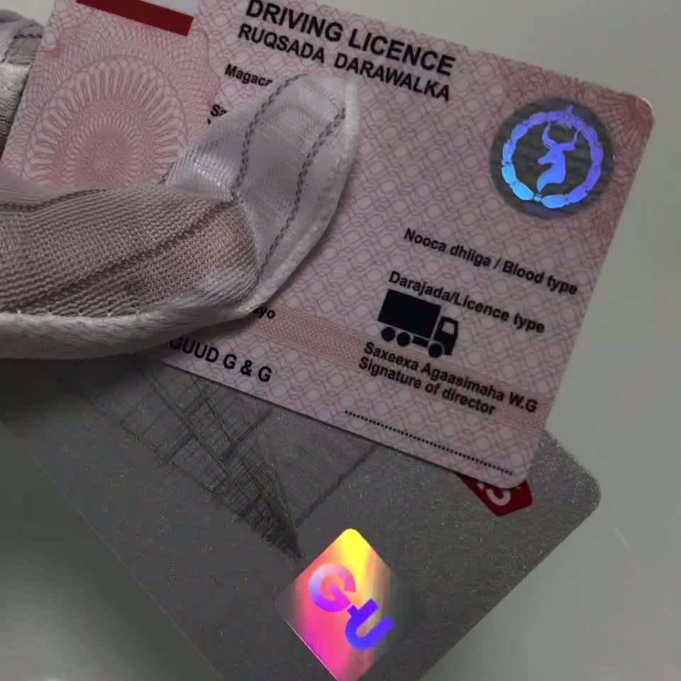Wholesale Standard Size Id Card Overlay Hologram With Magnetic Stripe ...