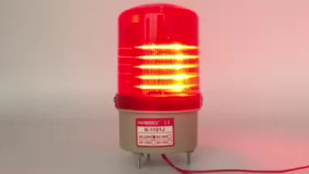 Lte-1101j Rotating Flashing Sound Lamp Alarm 220v Signal Warning Light ...