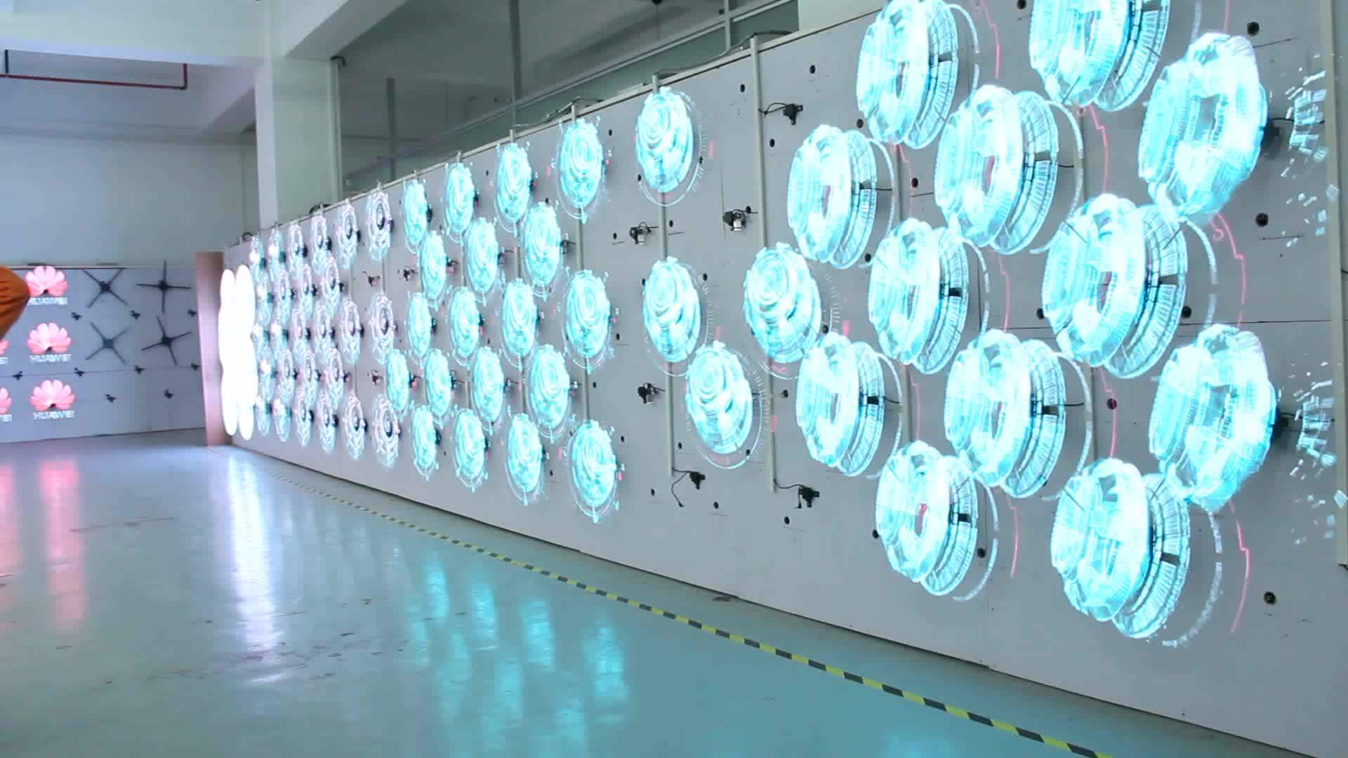 3d Led Hologram Display Hologram 65cm 3d Display Advertising Led Fan ...