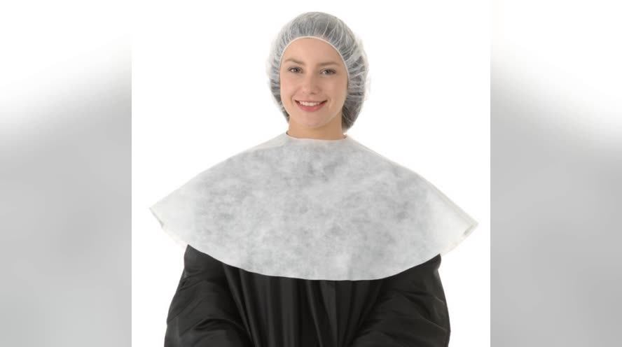 Disposable Bibs Disposable Nonwoven Capes For Salon - Buy Disposable ...