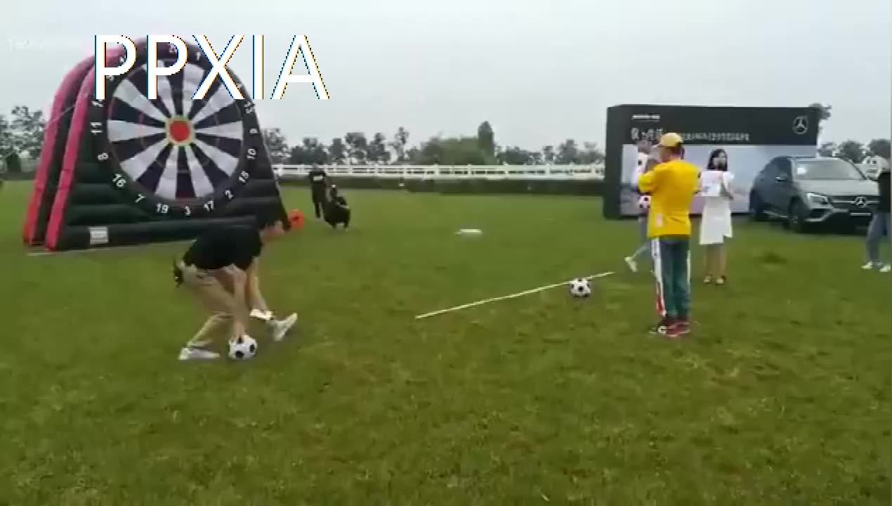 Giant Outdoor Inflatable Football Darts Inflatable Soccer Dart Sports ...