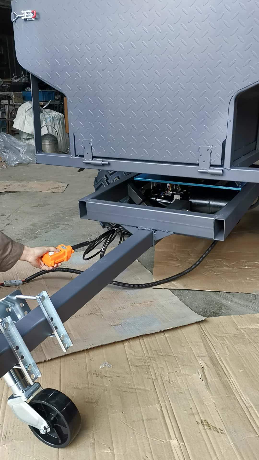 1.5t Load Capacity Hydraulic Tipping Farm Trailer,Atv Dump Trailer ...