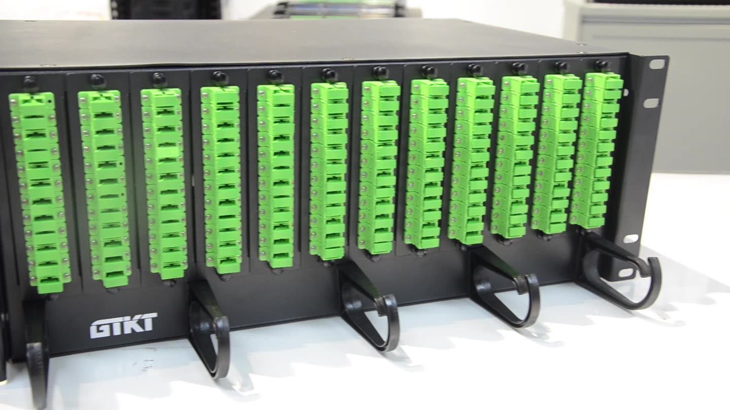 Ftth 24 Port Fiber Optic Odf 96 6 Puertos Precio Rack Mount Odf Cabinet ...
