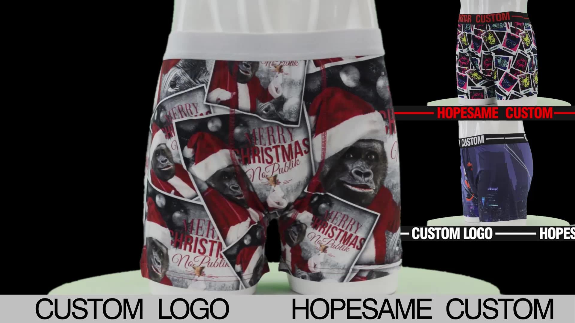White Blank Custom Men Boxer Shorts Sublimation Print Polyester ...