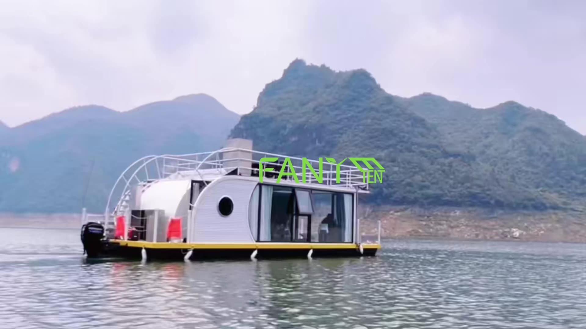 9m Flotteur Ponton Round Boat House Office Cruiser Lift Hdpe Plastic ...