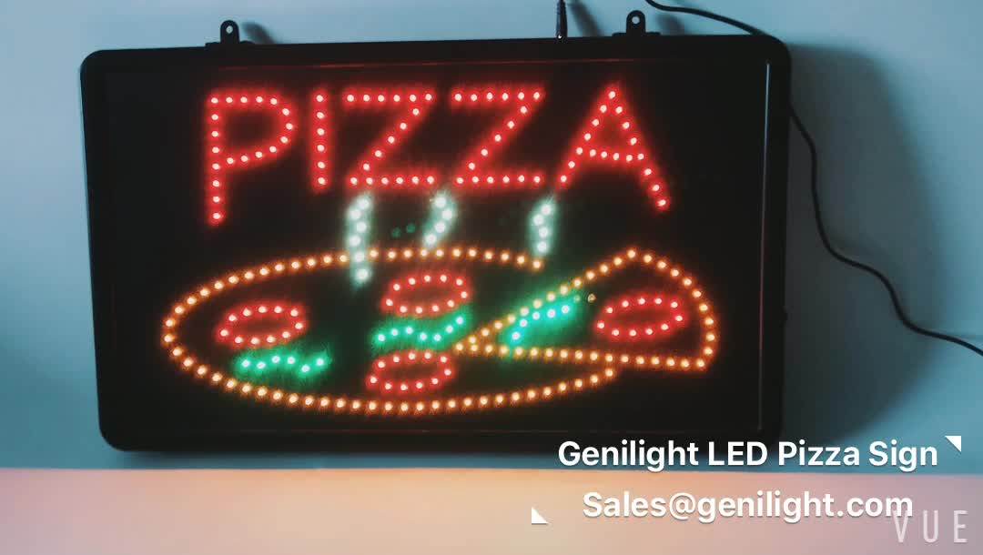 12v Indoor Lighting Switch Led Electronic Pizza Sign Board For ...