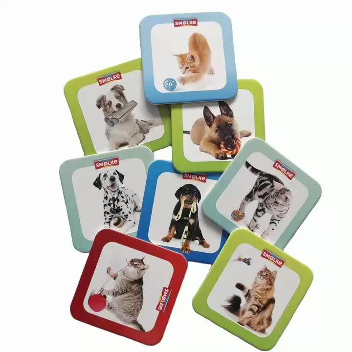 Custom Printed Paper Flash Card Learning Printing Memory Game ...