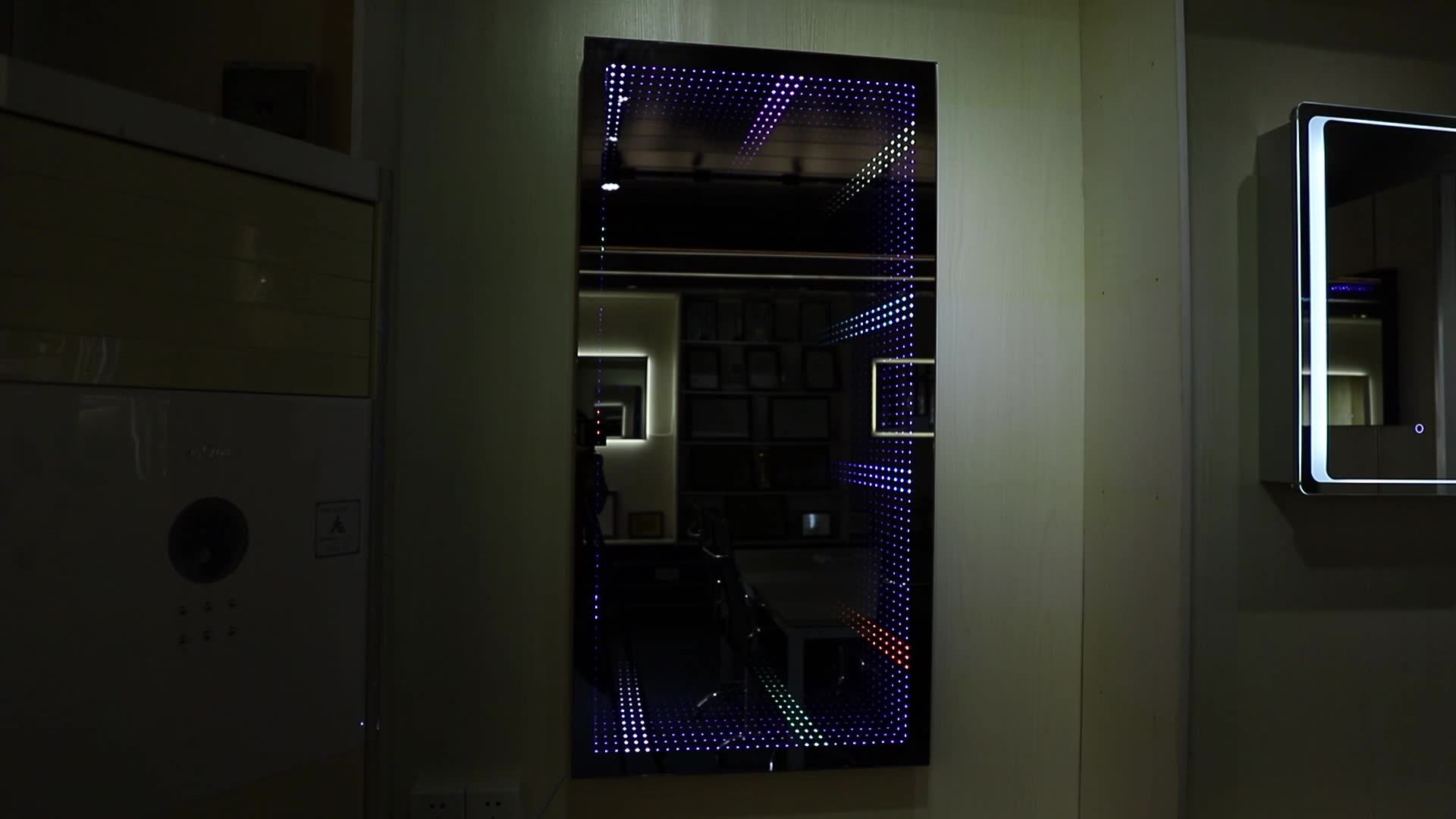 Factory Wholesale 3d Led Infinity Illusion Mirror With Rgb - Buy Led ...