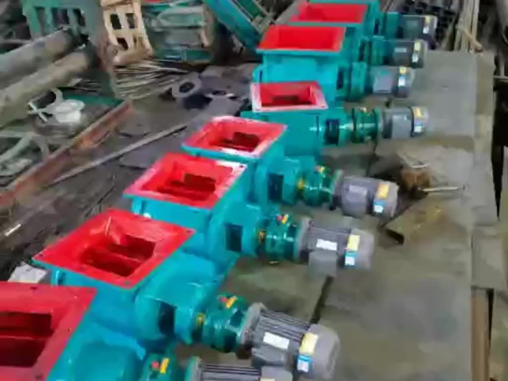 Direct Drive Air Rotary Sluice Feeder Self Cleaning Rotary Valve - Buy ...