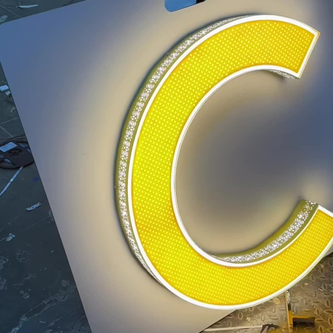 Customized Led Channel Letters Outdoor Store Signage 3d Acrylic Logo ...