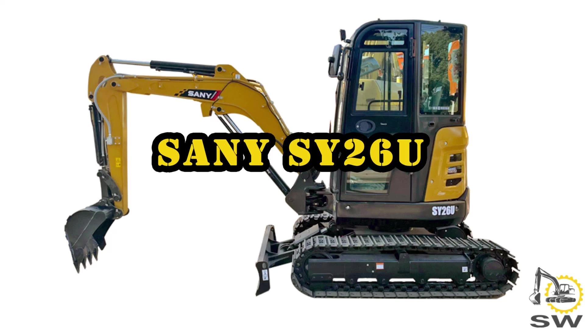 Used Sany Sy26u Mini Excavator,Sany Sy26 Sy16c Sy35u Sy18u Sy19e ...