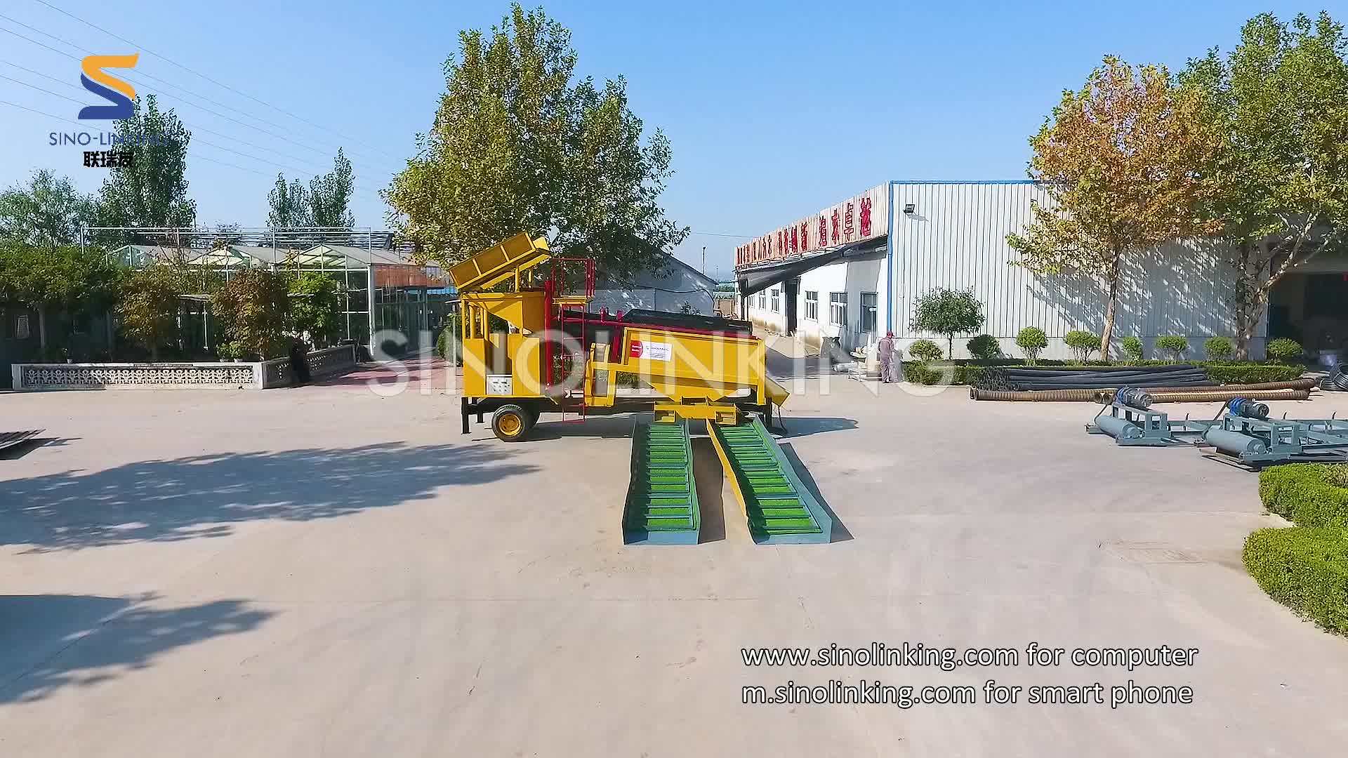 Sinolinking 50 Tons Mini Gold Concentrator Gold Wash Plant - Buy Mill ...