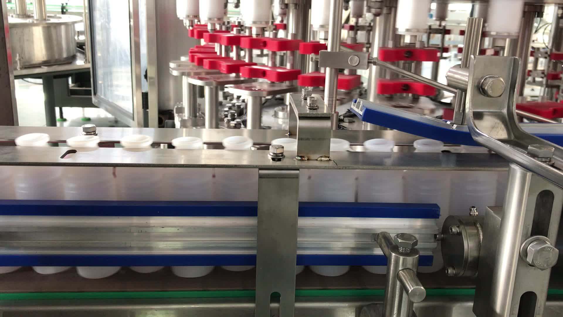 Rotary Type Litchi Juice/yogurt Filling Aluminum Foil/plastic Lid ...