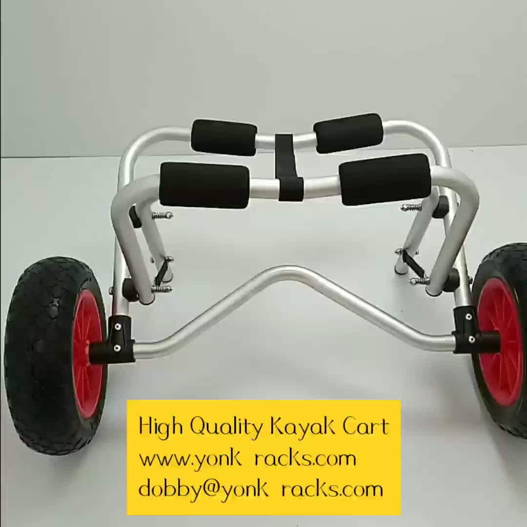 Boat Trailer Foldable Hand Trolley Kayak Beach Transport Cart - Buy ...