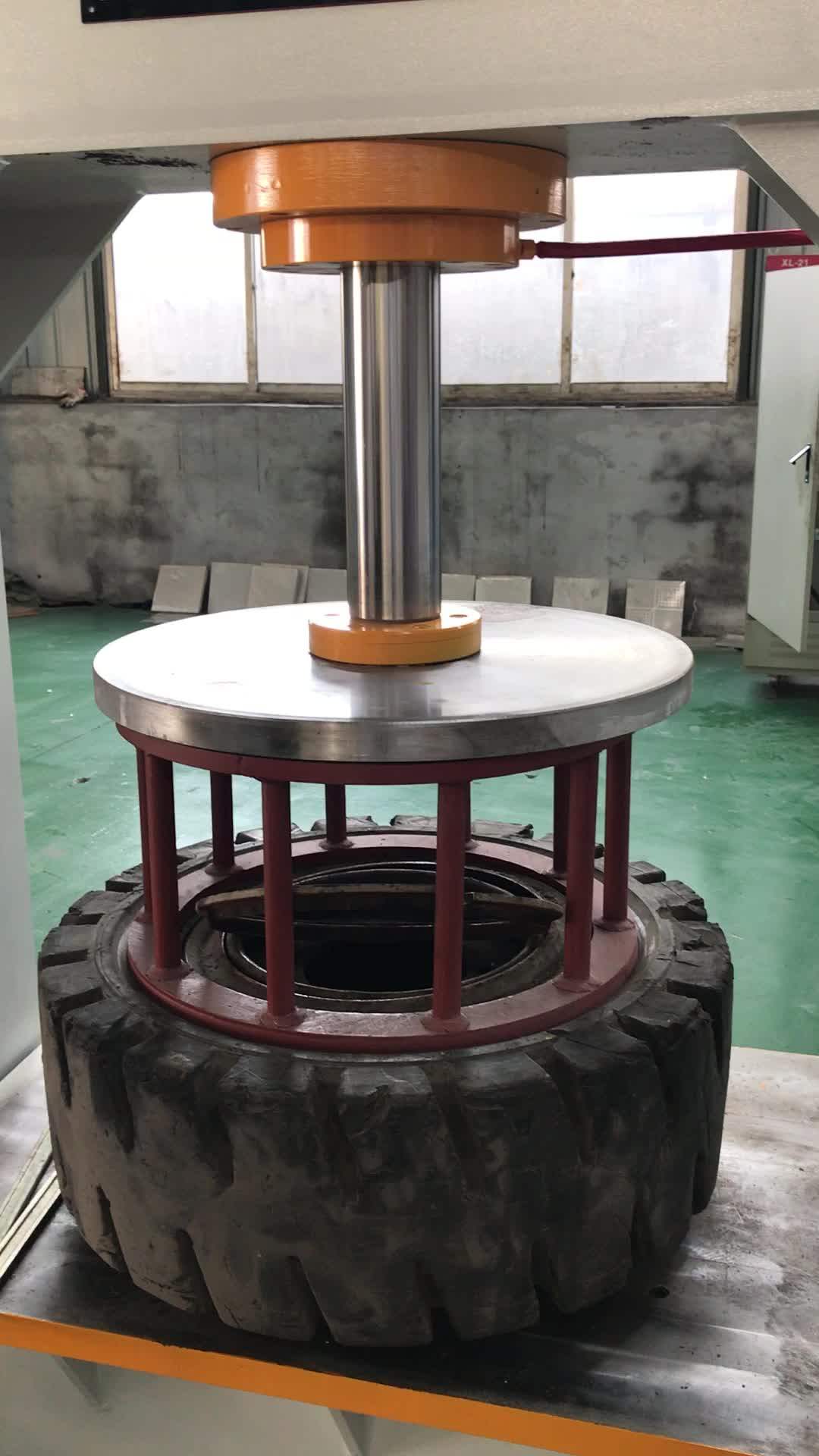 120t 160t 200t Industrial Tire Press Forklift Solid Tire Press Machine ...