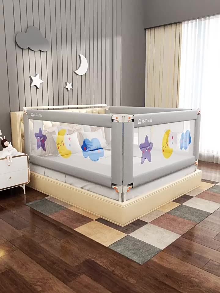 Vertical Lift Baby Bed Rail Guard Extra Long Safety Toddler Bedrail ...