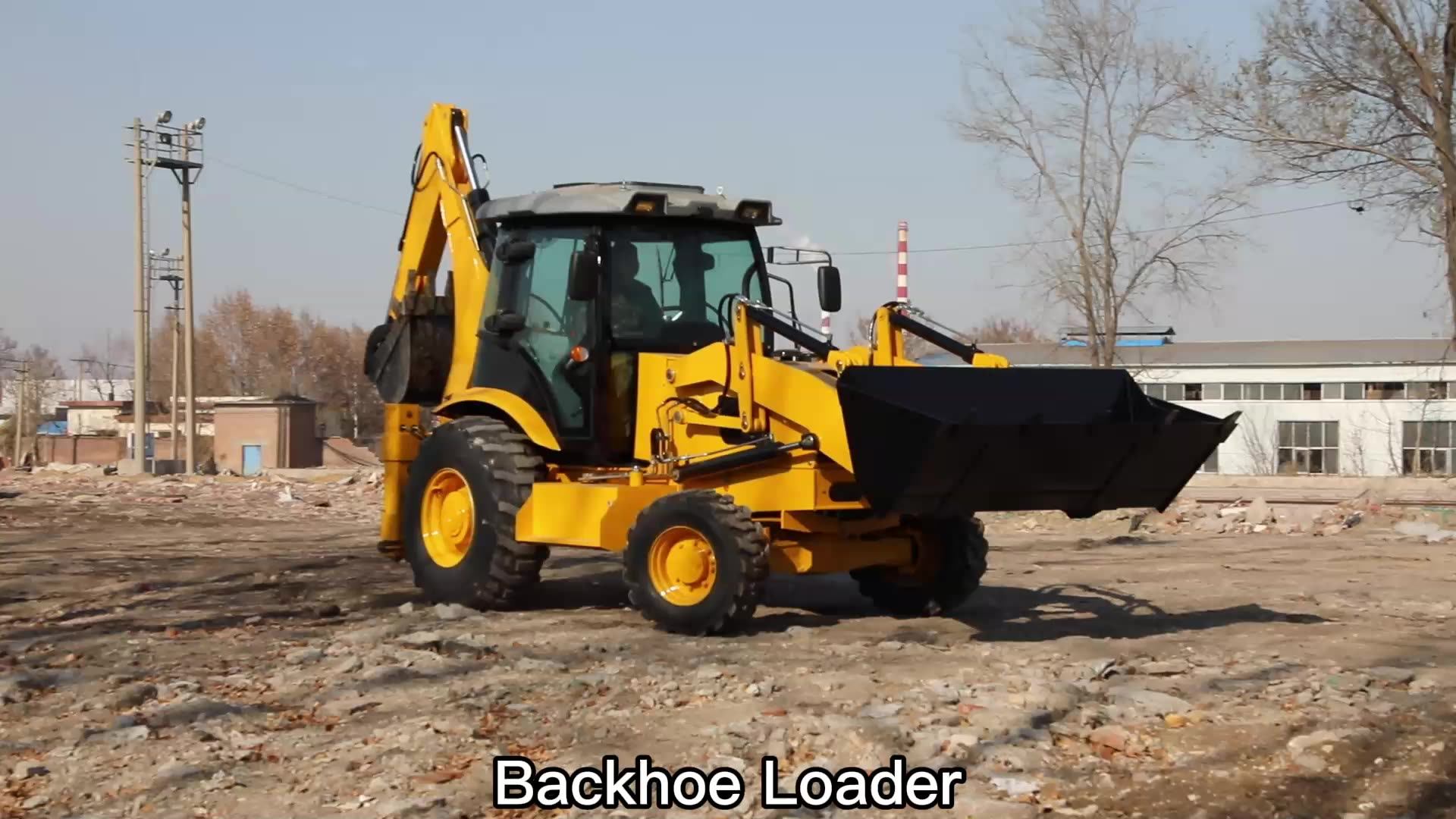 Wz40-30 Mini Backhoe Loader Hydraulic 4x4 Loader Backhoe 3 Ton Backhoe ...