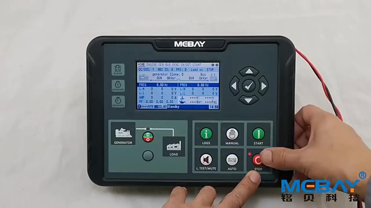 Parallel Generator Genset Controller Load Sharing Synchronising Control ...