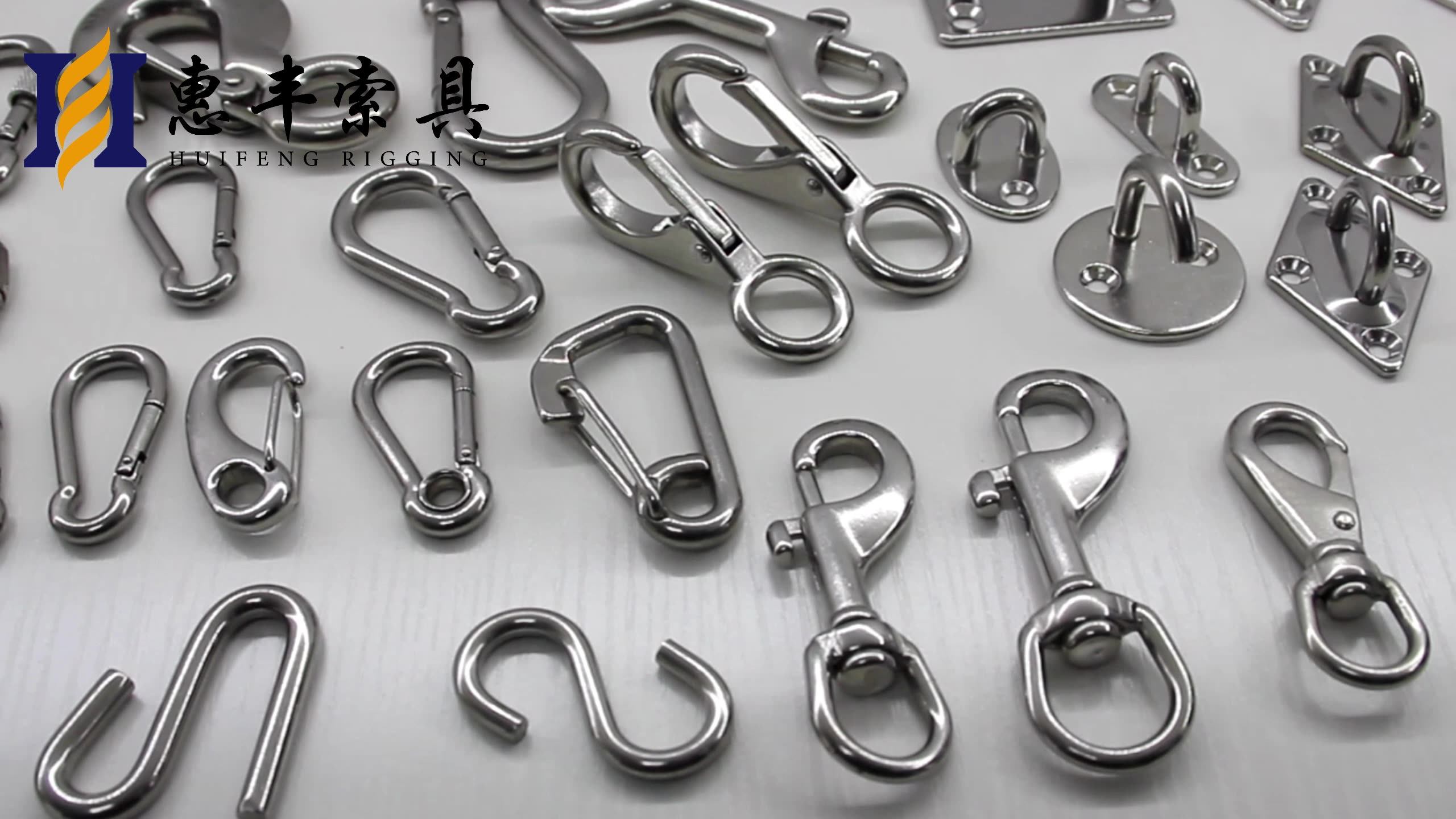 Huifeng Rigging Heavy Duty Din 5299 Form C 304 316 Snap Hook Gourd Type ...
