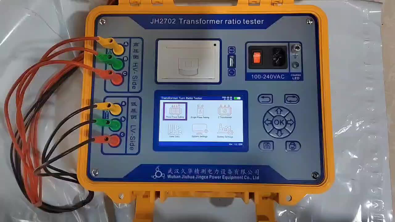 English/spanish/russian Language Three Phase Ttr Variable Ratio Group ...