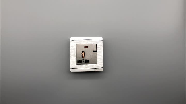 Saudi Arabia British Standard 13a Lighting Multi G2.3 Electrical Wall K ...