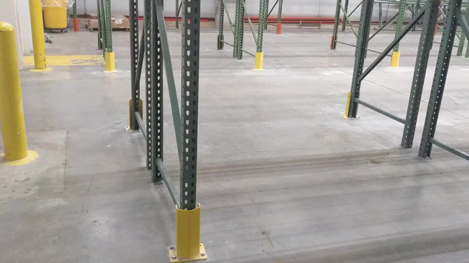 Warehouse Pallet Rack Upright Corner Protector Plastic Rack Post Guard ...