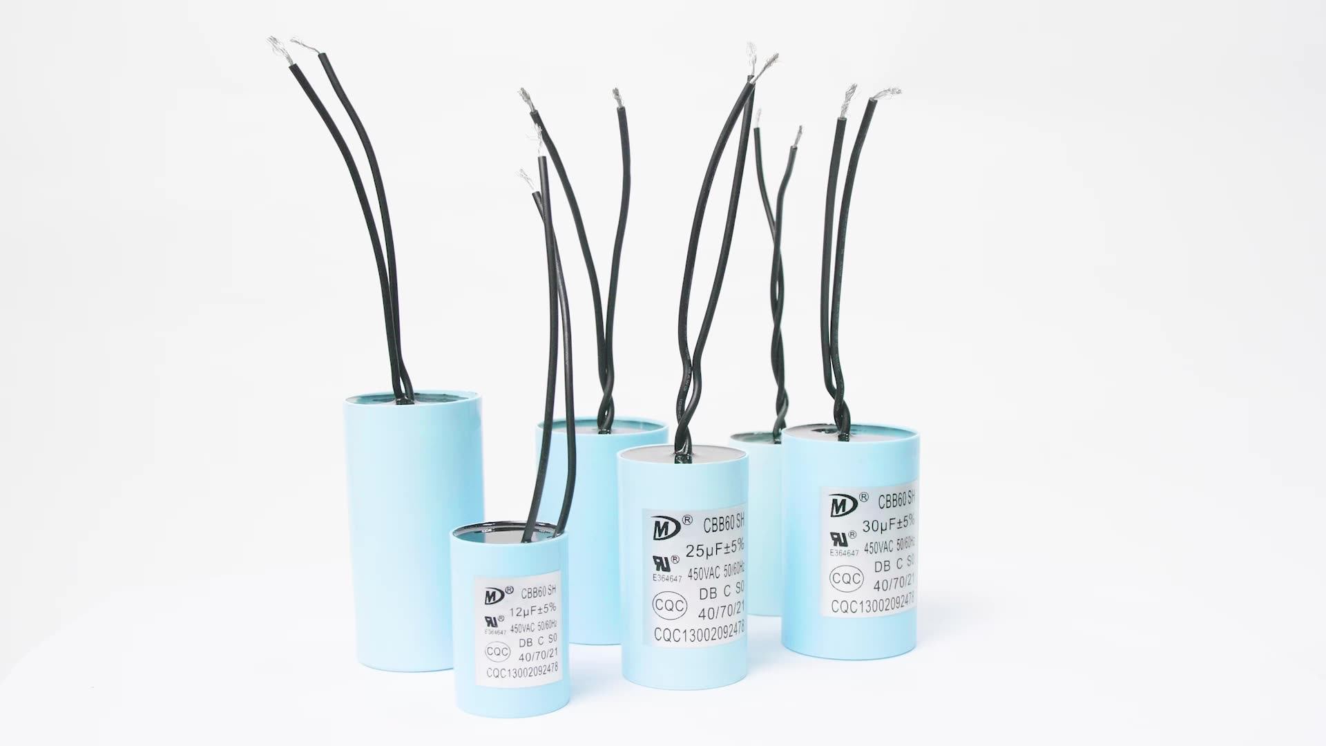 Water Pump Capacitor 15uf 250v Capacitors 450vac Cbb60 40 70 21 - Buy ...