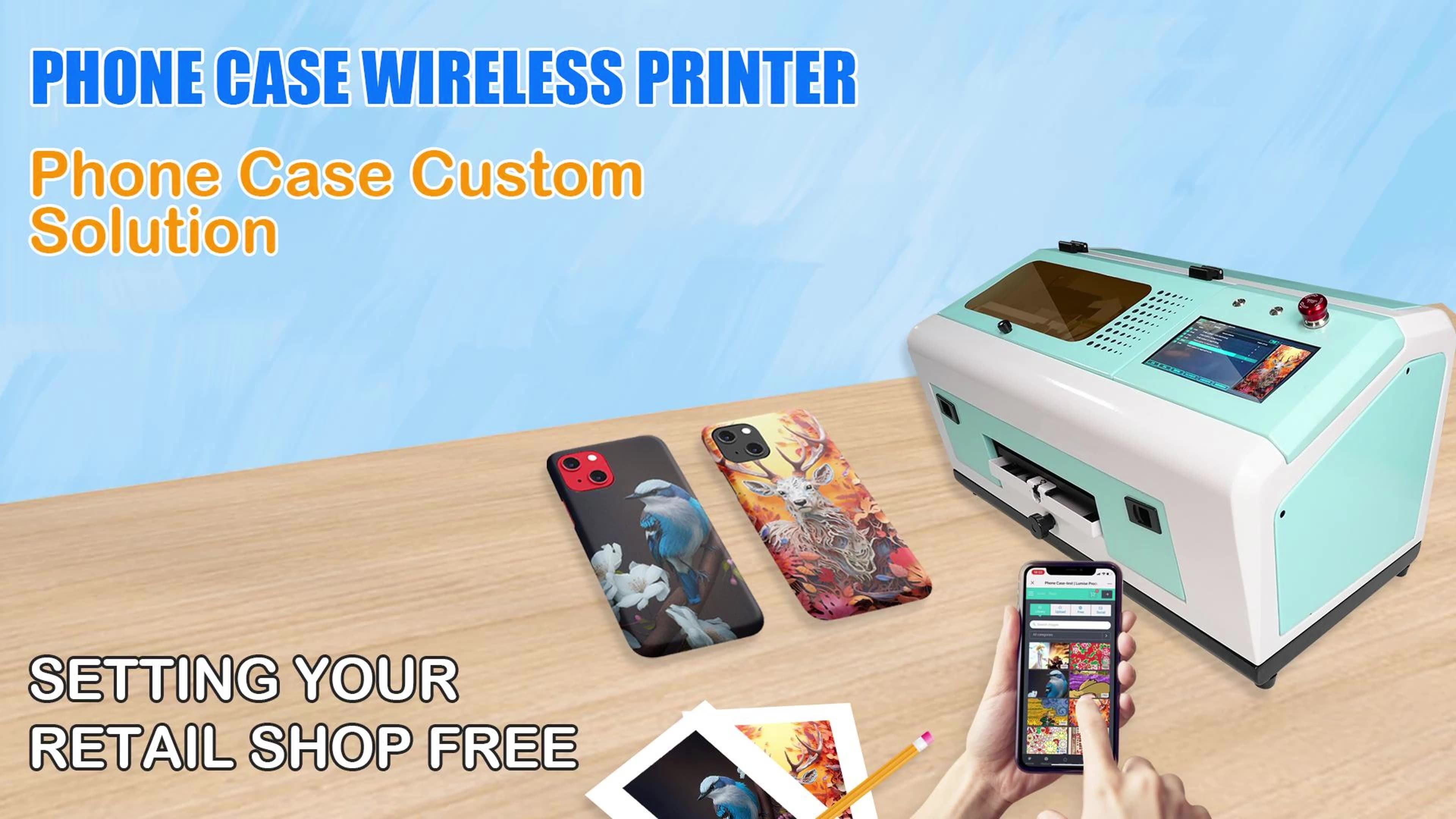 Erasmart Small Desktop App Wifi Wireless Digital Inkjet Uv Printer ...