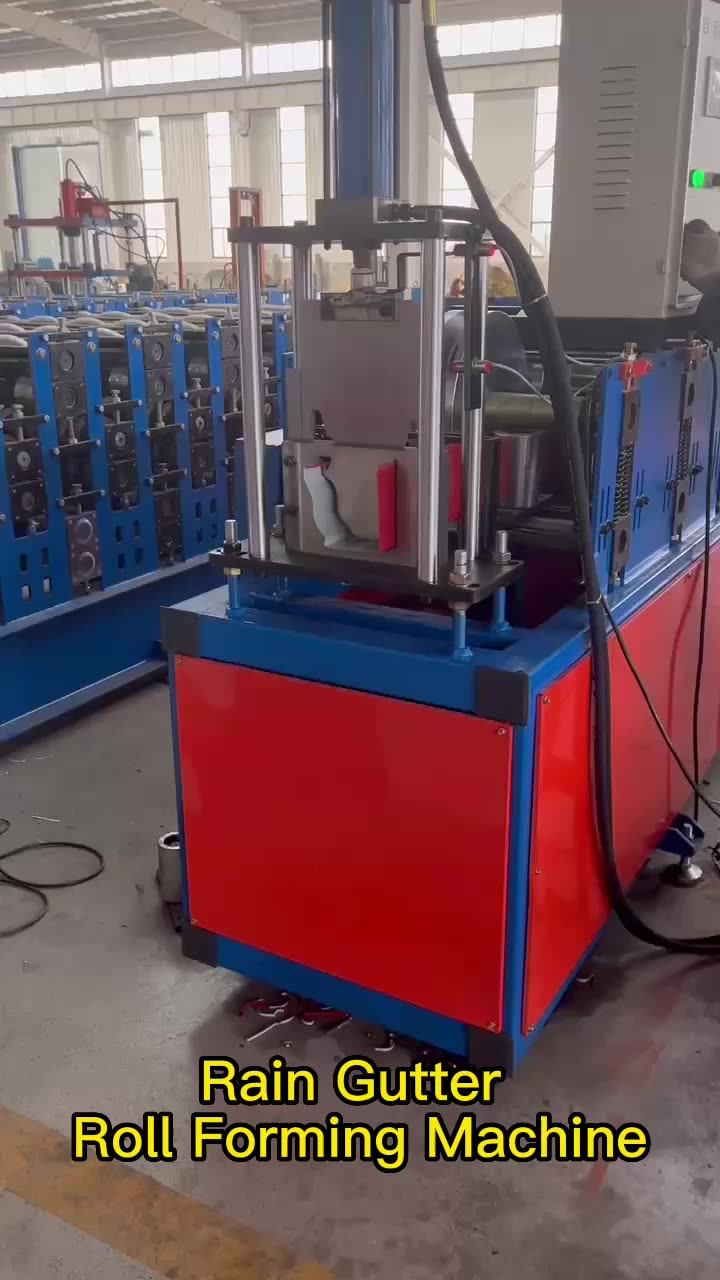 Metal Drain Pipe Downspout Roll Forming Machine Rainspout Elbow Making ...