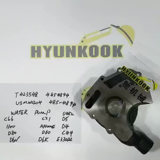 T423548 4854894 U5mw0204 485-4894 For Diesel Engine Water Pump C4.2 C6 ...
