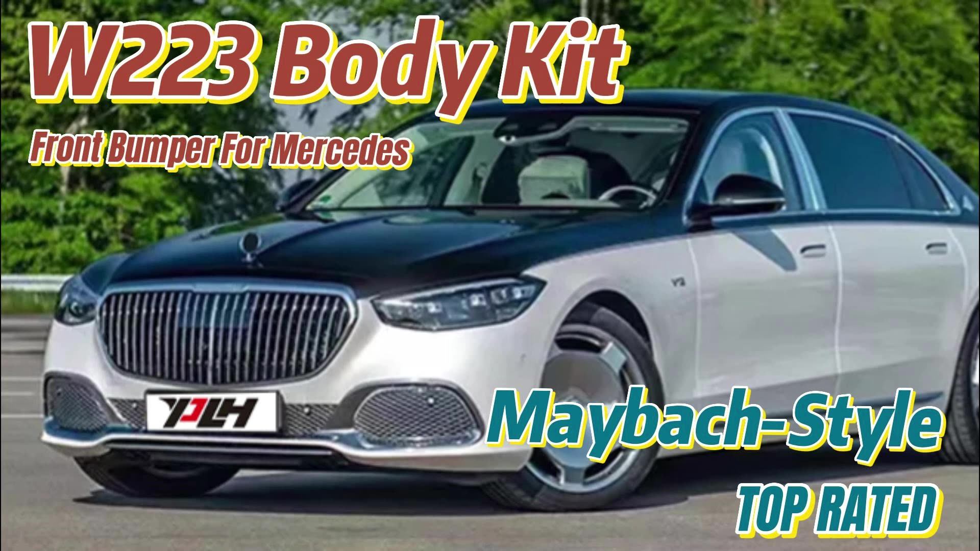 May Style Body Kit For Mercedes S-class W223 Upgrade To May Bach Style ...