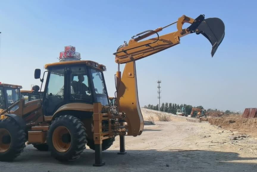 Epa 4 Wheel Drive New Backhoe Wheel Loader Tractors Backhoe Loader 4x4 ...