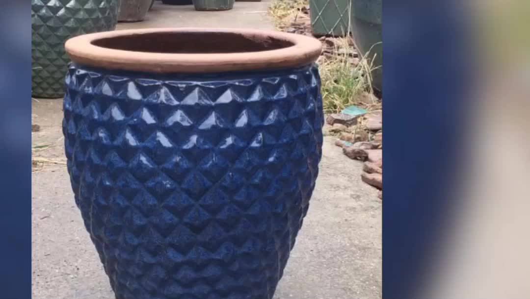 Large Chinese Ceramic Outdoor Landscape Garden Pots Big Size - Buy ...