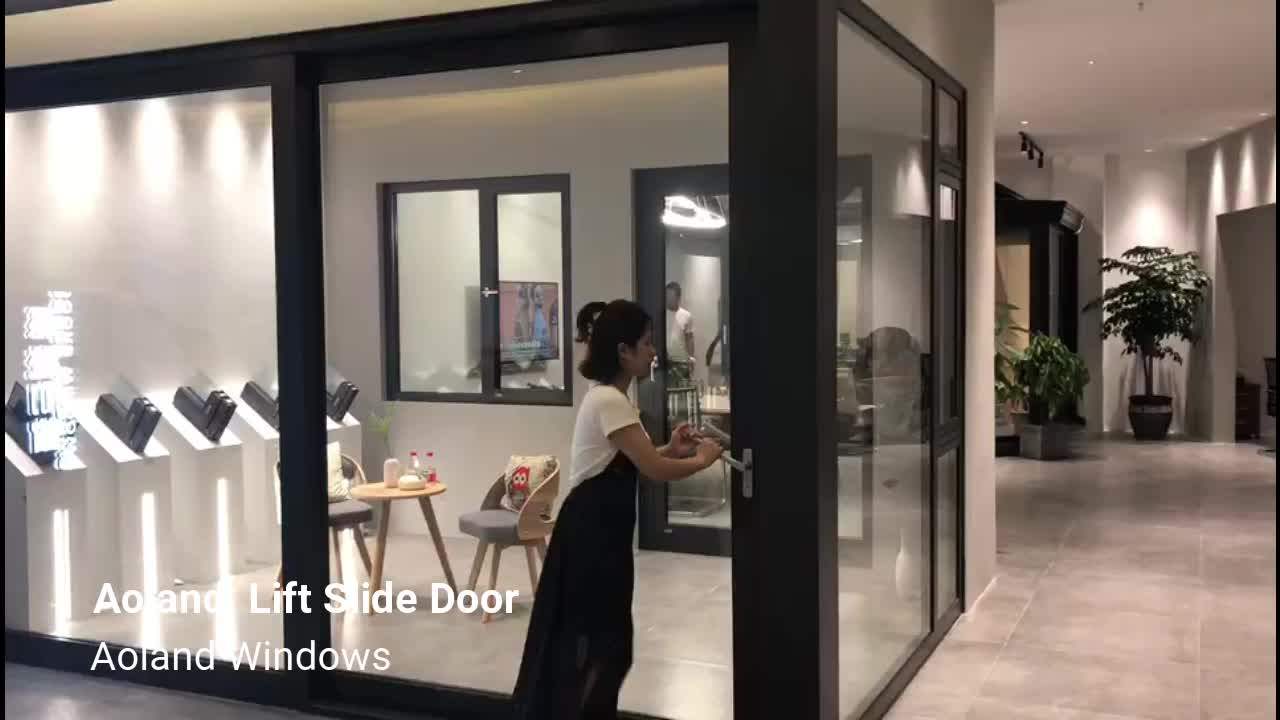 Dinding Partisi Kaca Lift Besar Pintu Geser,Kinerja Tinggi Isolasi Baik ...