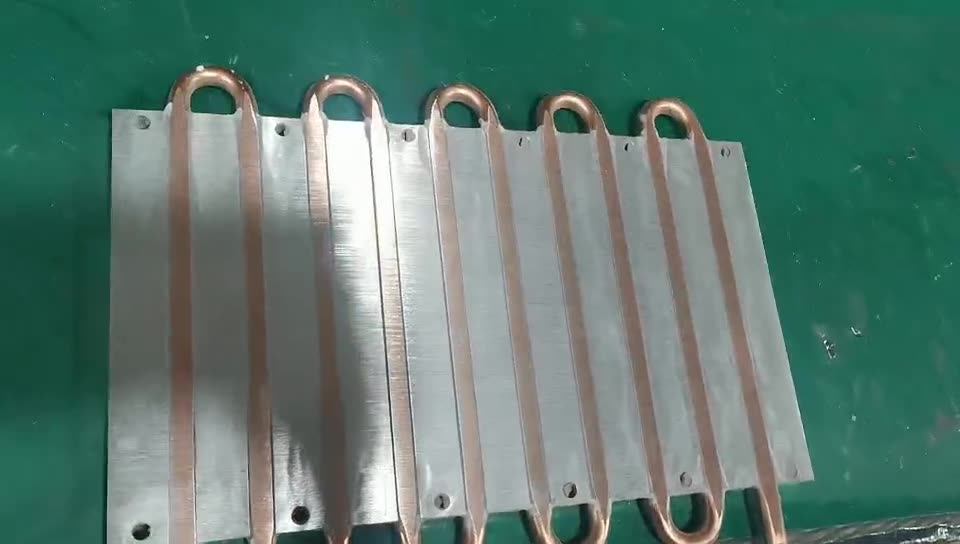 激光器散热水冷板 新能源大功率铜管铝板埋管液冷散热器-阿里巴巴