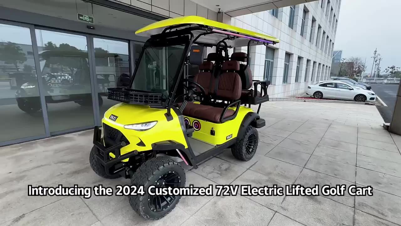 2024 New Launch 72v 7.5kw Ac System Electric Golf Cart With 4 Seats ...